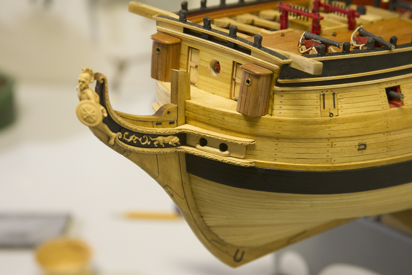 Bow Details – Head Rails – The Lehman Shipyard