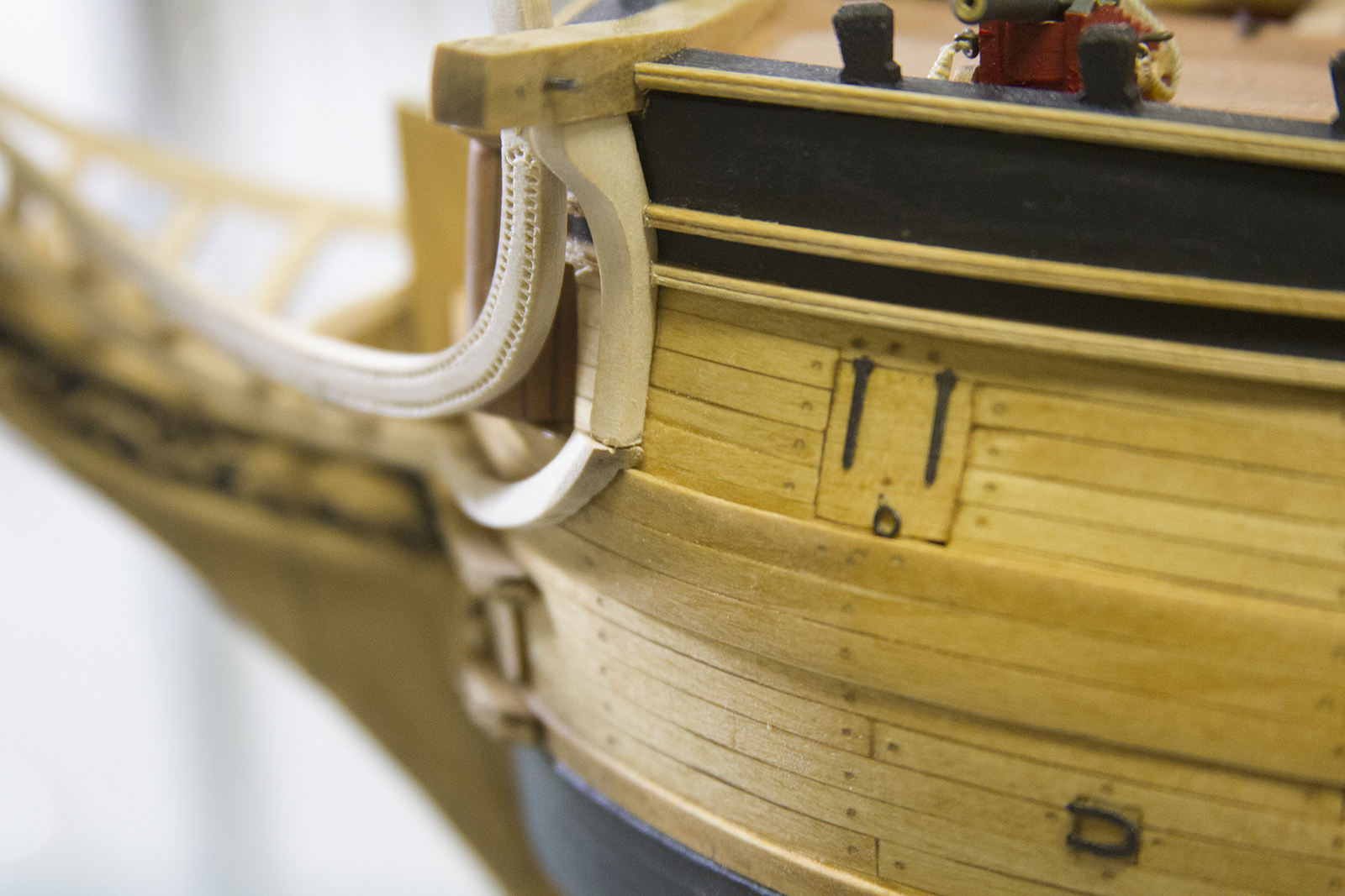 Bow Details – Head Rails – The Lehman Shipyard