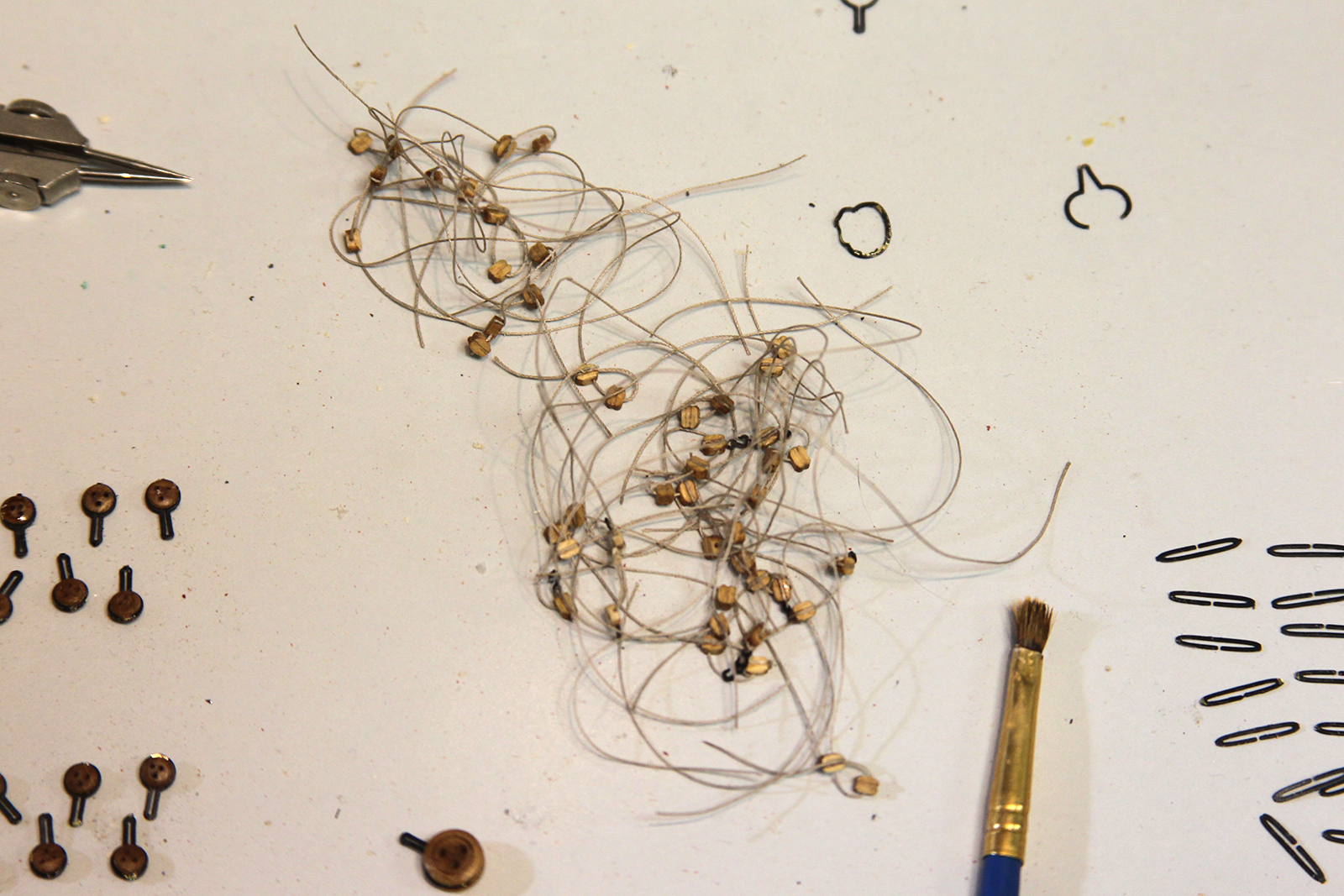 Adding Rigging to the Cannons – The Lehman Shipyard