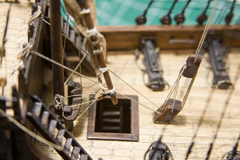 Running Rigging – Mizzen Mast – The Lehman Shipyard